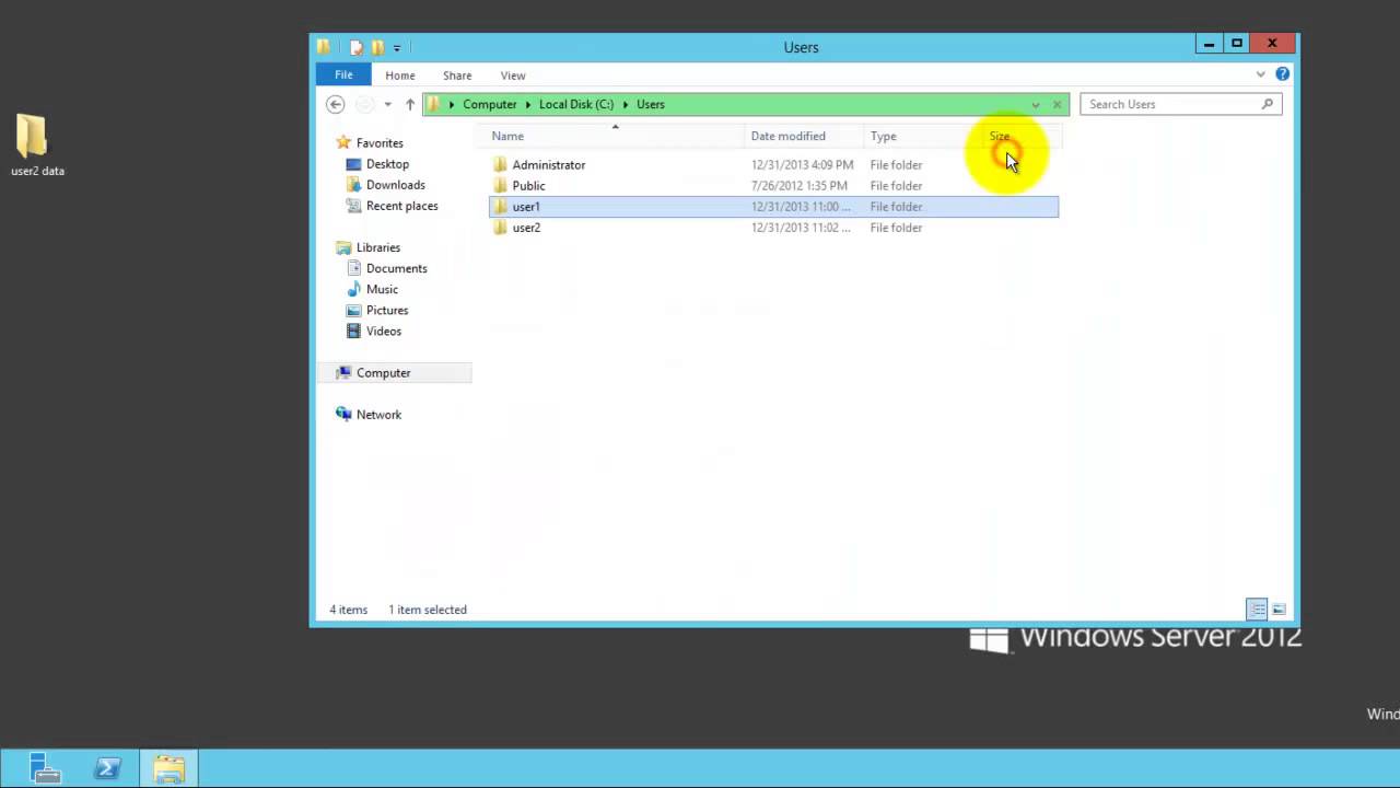 Local Users & Groups in Windows Server 2012 - YouTube