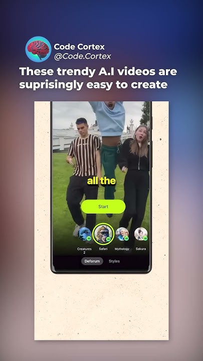 Elevate your content effortlessly! See how A.I. videos are a game-changer for creators@Code ...