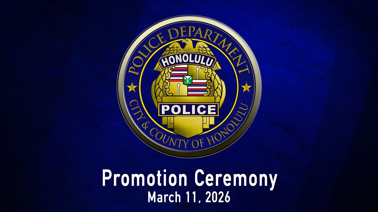 HPD Promotion Ceremony March 11th, 2026 - YouTube