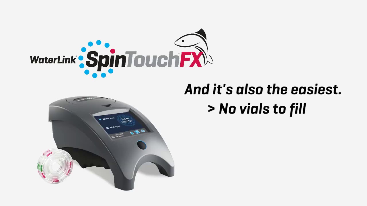 The Innovative WaterLink® Spin Touch® FX by LaMotte Company for Aquaculture and Aquarium Systems ...