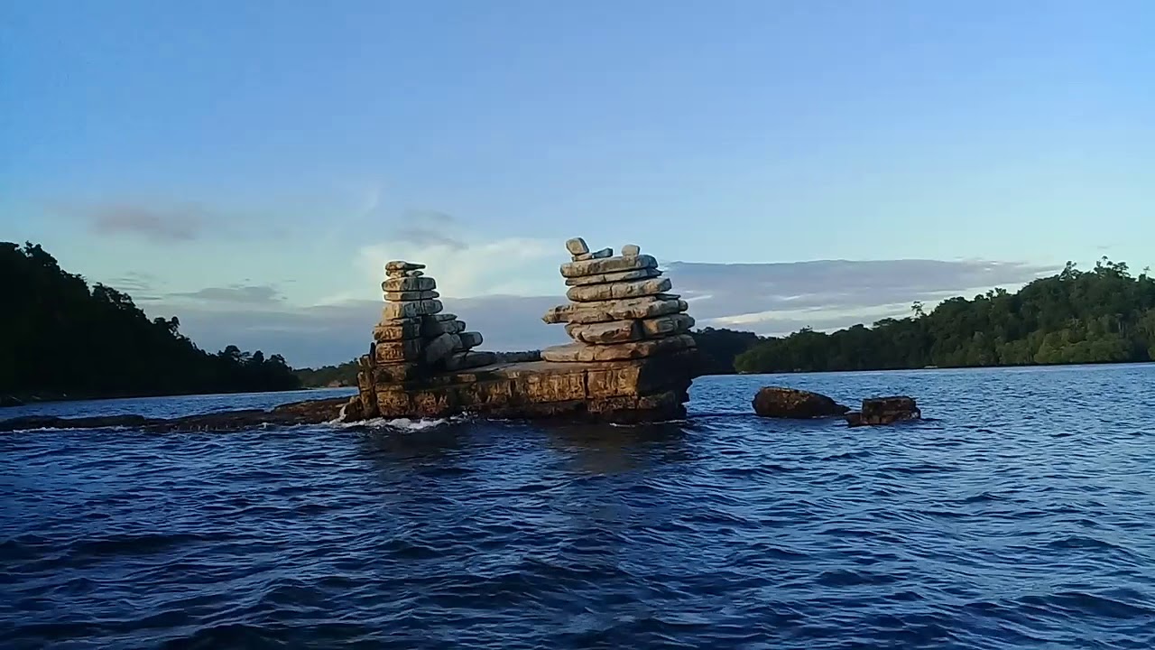 Batu susun kepulauan raja ampat.wilaya misool selatan. - YouTube