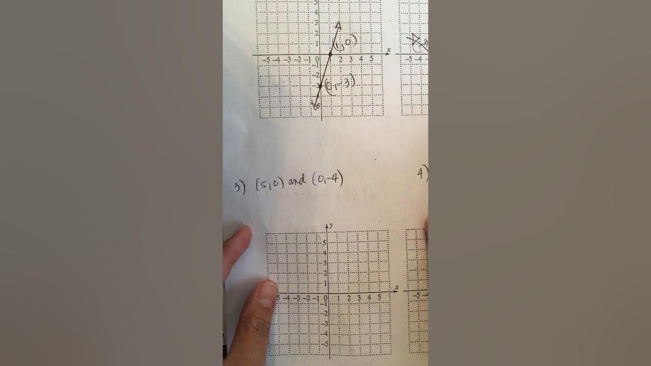 Graph using intercepts - YouTube
