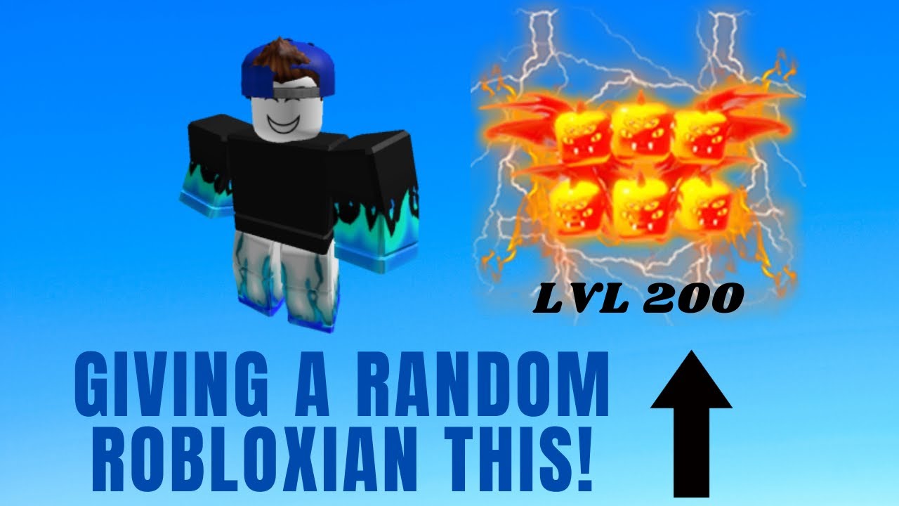 I gave random robloxian Glitch - YouTube
