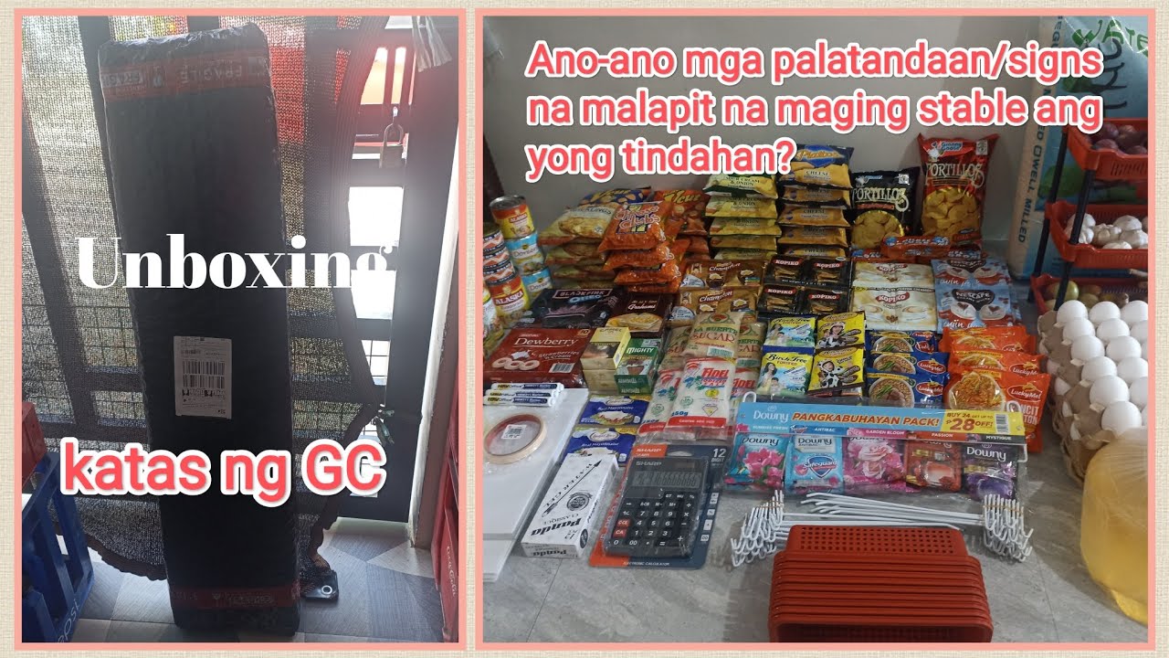 Unboxing| Signs na malapit na maging stable ang tindahan #sarisaristore ...