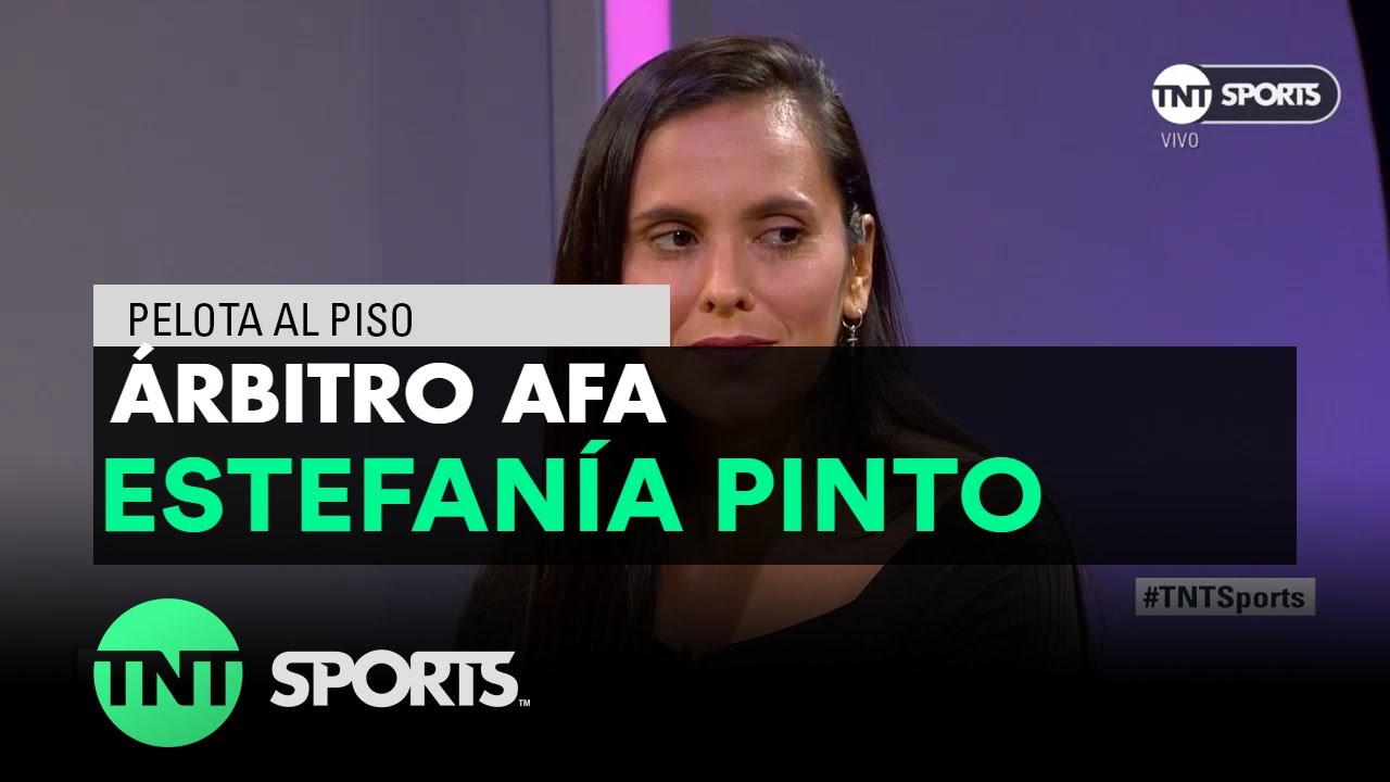 Estefanía Pinto, árbitro AFA, en "Pelota al piso" - YouTube