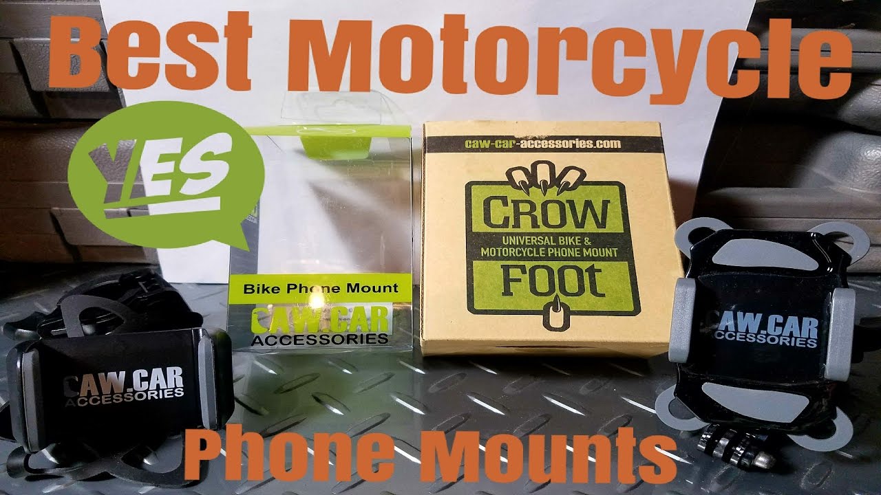 CAW.CAR Best Motorcycle Phone Mounts - YouTube