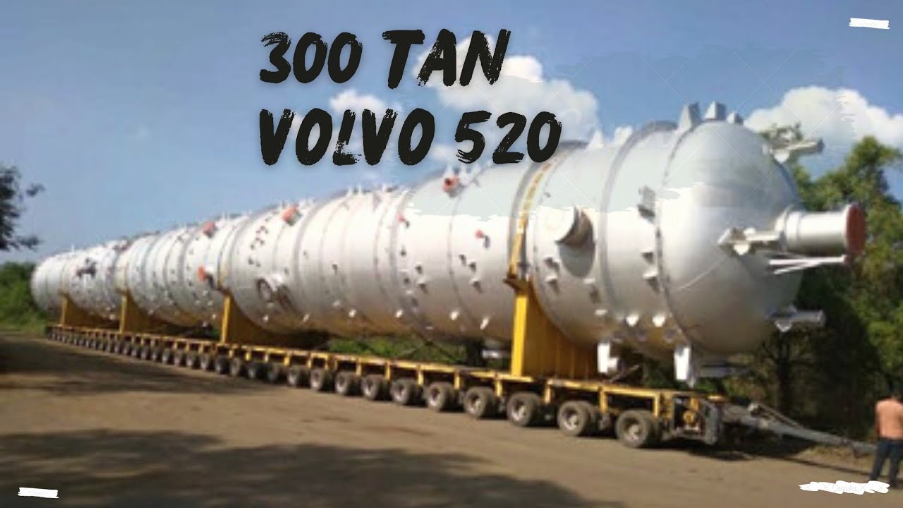 Volvo 520. 200 tan heavy load - YouTube