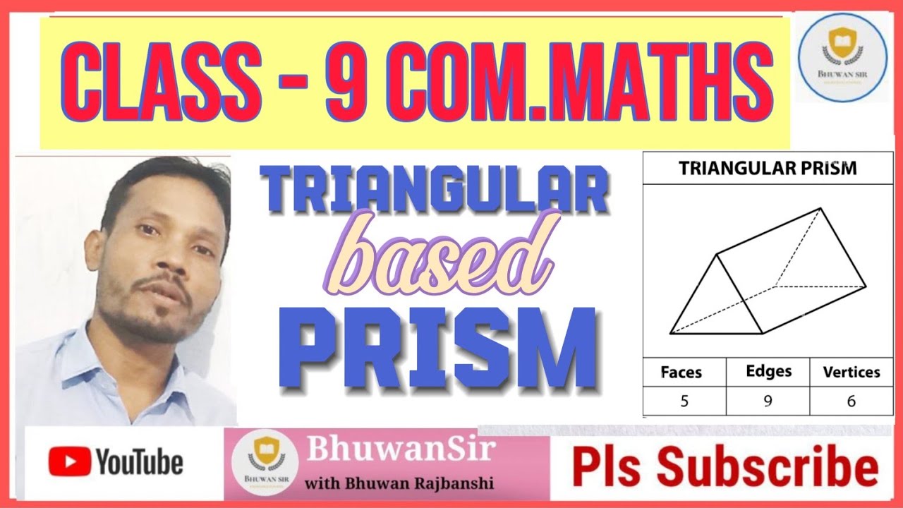 Grade 9 Mathematics:Triangular Prism || Answer with Full process ...