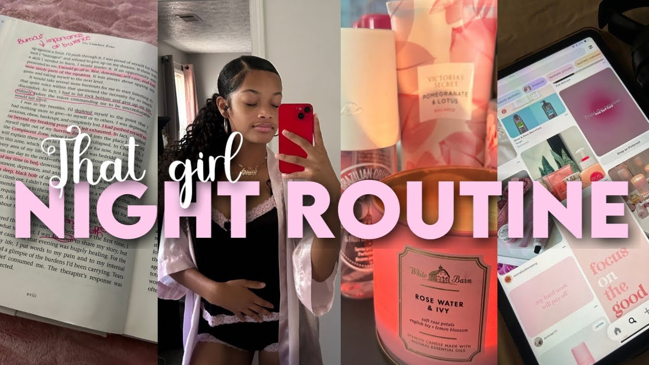 NIGHT ROUTINE | self-care, cleaning, chit-chat, do my hair FT ...