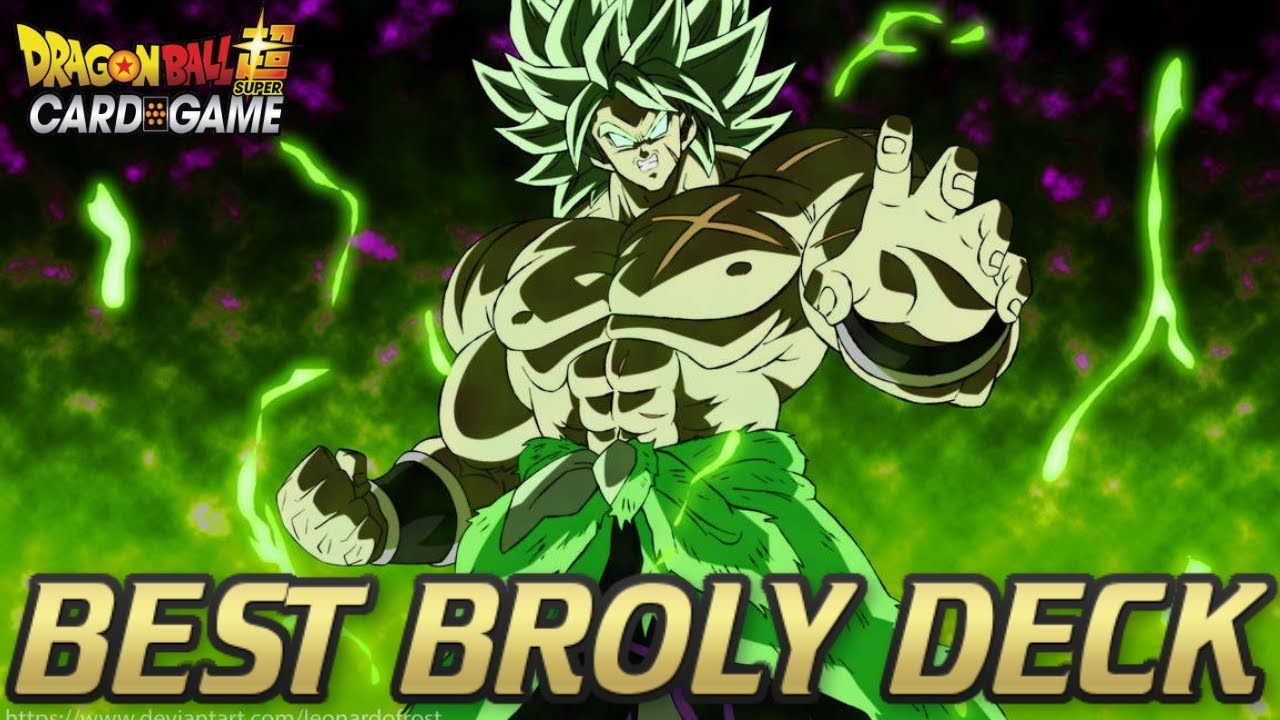 THE GREEN SUPREME BROLY DECK PROFILE *DBS CARD GAME* - YouTube