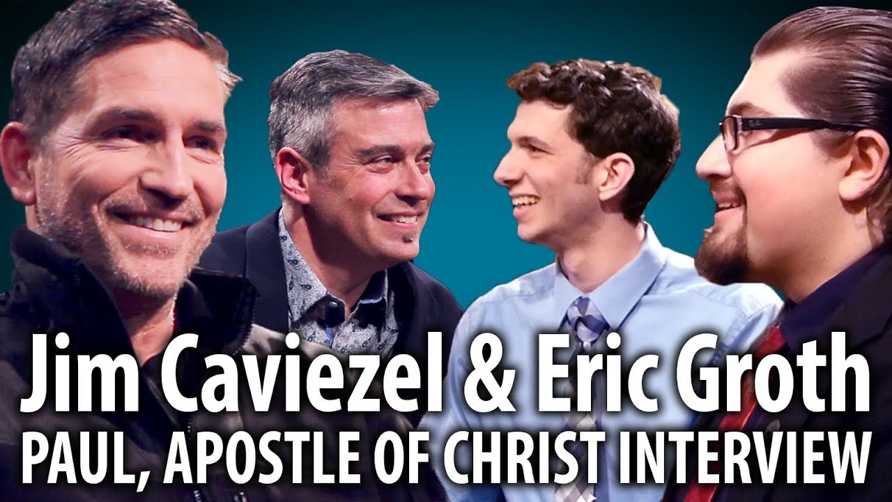 Jim Caviezel & Eric Groth Interview about Paul, Apostle of Christ (2018 ...