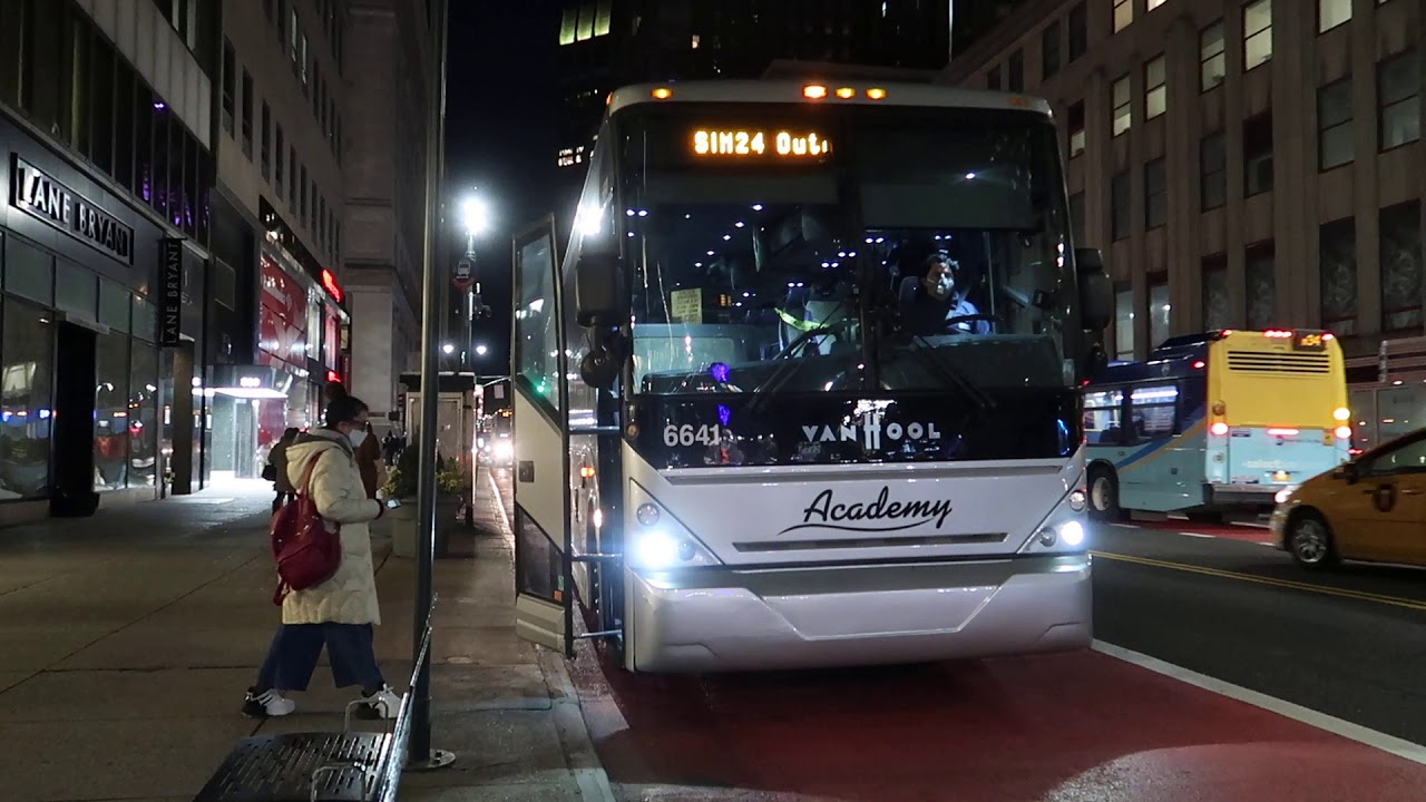 Academy Bus 2013 Van Hool C2045 6641 on Route SIM24 Express - YouTube