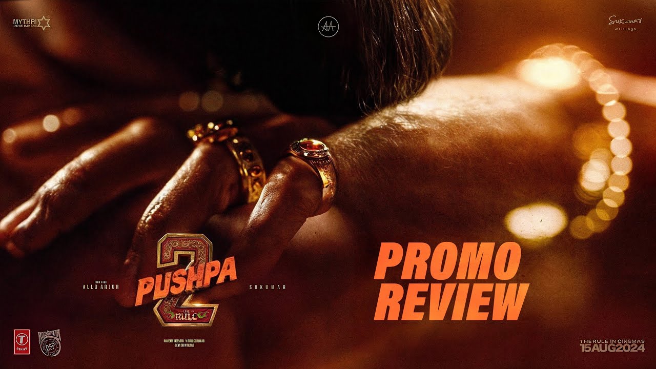 PUSHPA PUSHPA PROMO REVIEW 🔥 - Pushpa 2 The Rule | Arjun | Sukumar ...