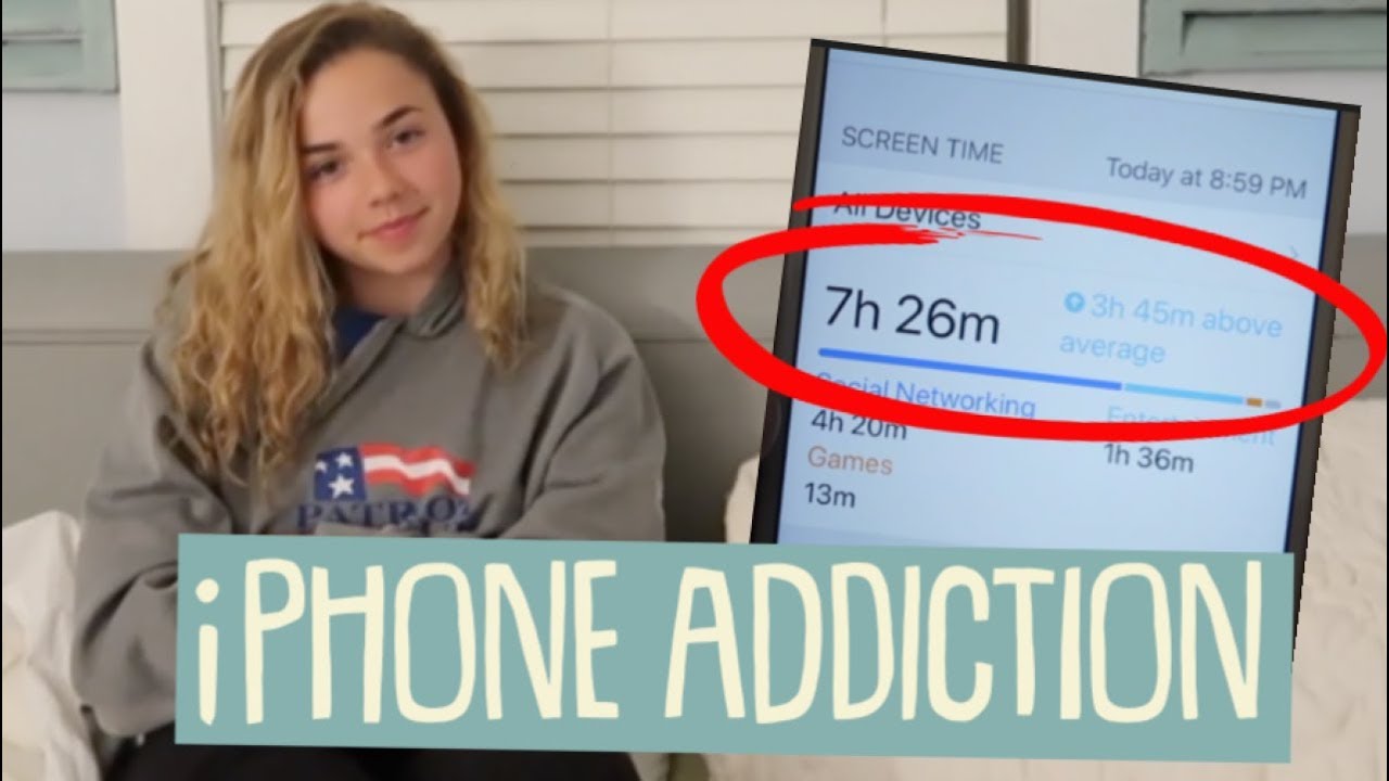 It's Addicted To Her iPhone **she's on it longer than she's at school ...