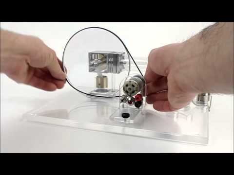 Stirling Engine for school project - YouTube