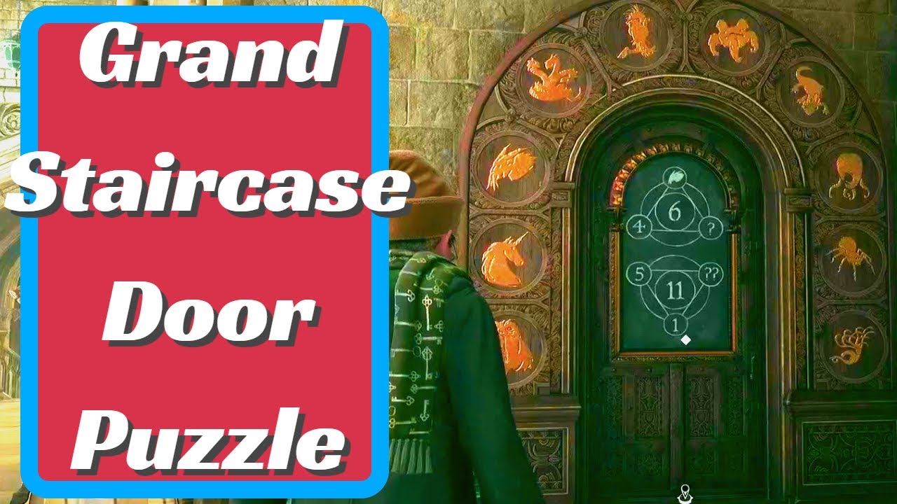 Grand Staircase Door Puzzle Guide in Hogwarts Legacy - YouTube