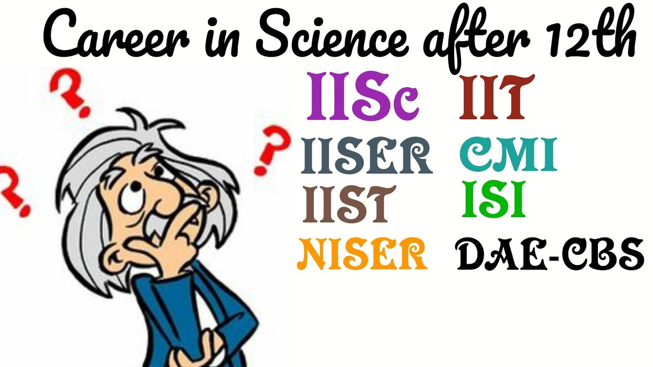 Career Opportunities after 12th in Science | IISc | IIT | IISER | IIST | NISER | ISI | CMI ...