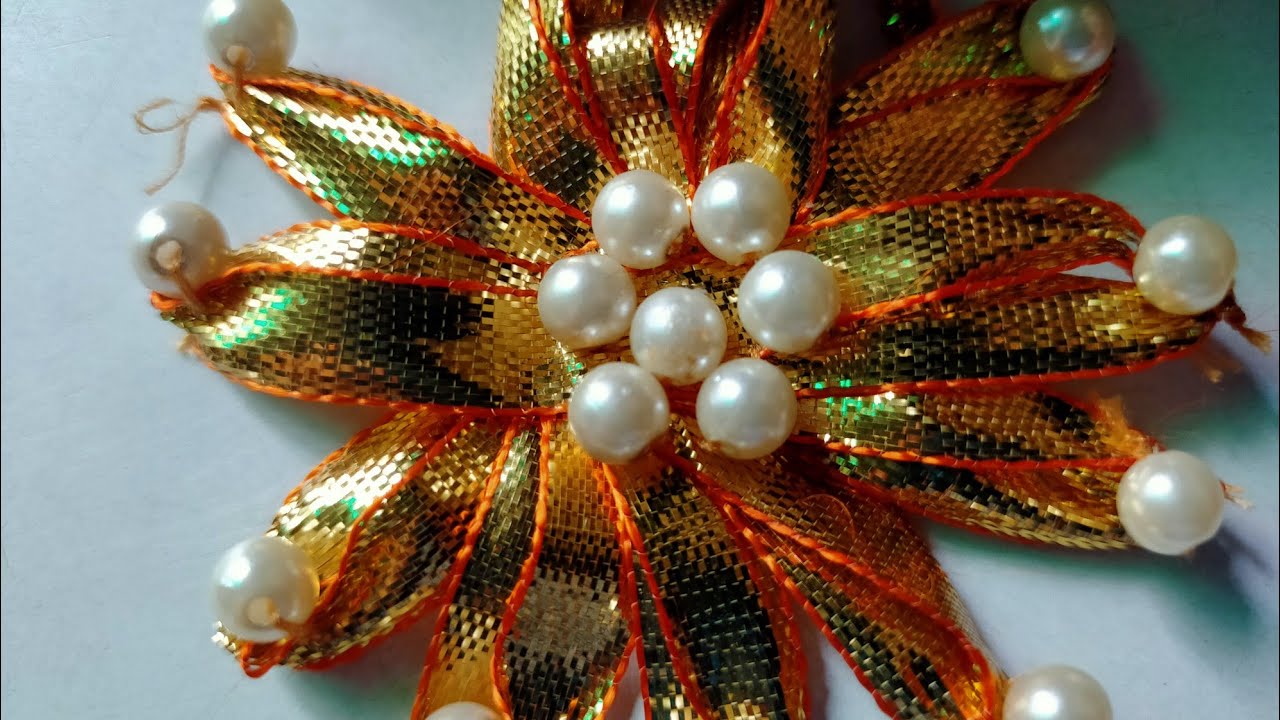 Beautiful Gota flower for decoration - Sadhana's Creativities 😇 - YouTube
