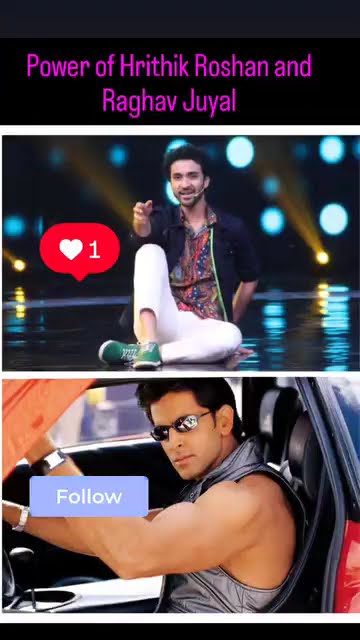 power of Hrithik Roshan and raghav juyal #raghavjuyal #rap # ...