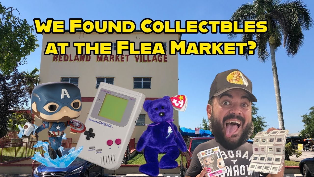 I CANT BELIEVE WE FOUND THESE COLLECTIBLES AT THE FLEA MARKET!! - YouTube