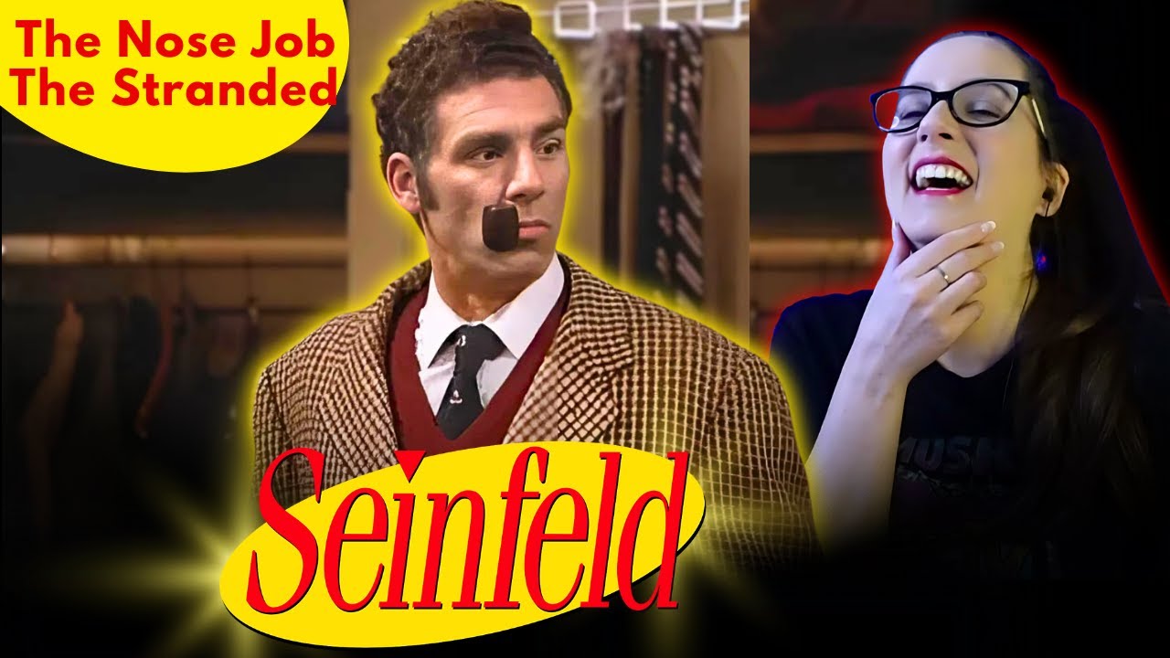 SEINFELD 3x9 The Nose Job / 3x10 The Stranded First Time Watching TV ...