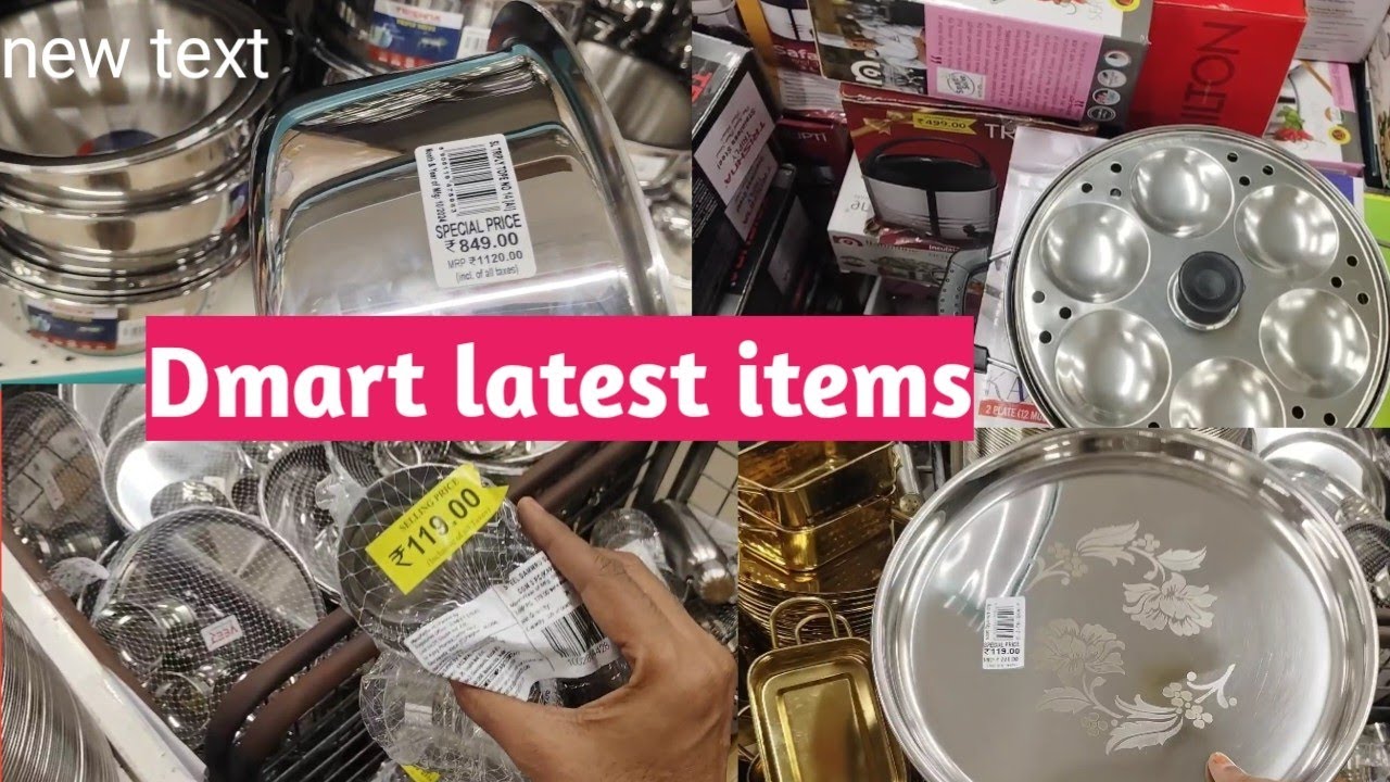 Dmart all new kitchen items in 2025//New arrivals in dmart...... - YouTube