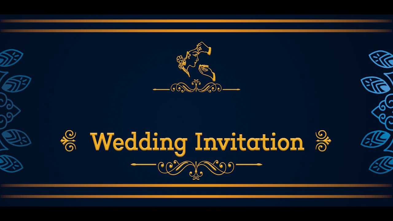 Wedding Invitation Without Text / Free Ink Template / link in ...