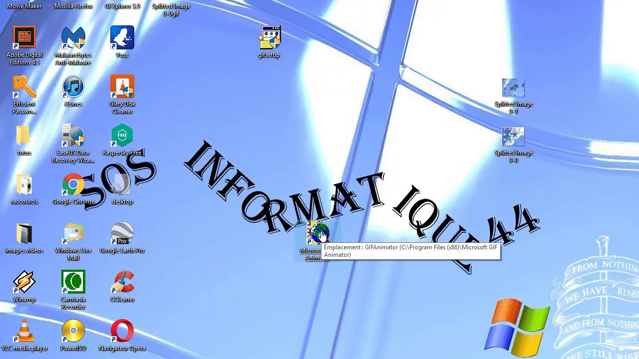 tuto video 2017 11 microsoft gif animator - YouTube