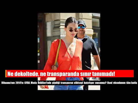 Ne dekoltede, ne transparanda sınır tanımadı!