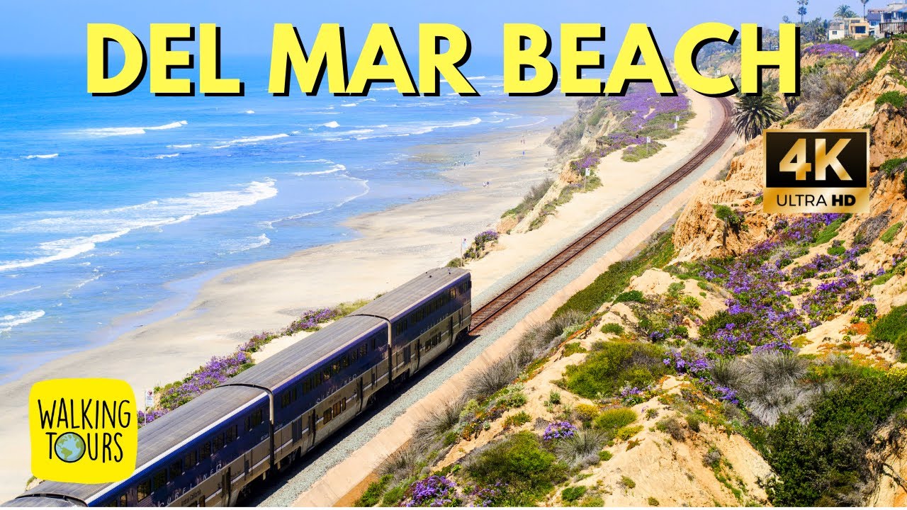 Del Mar California | San Diego Travel | California Beach City | 4K ...