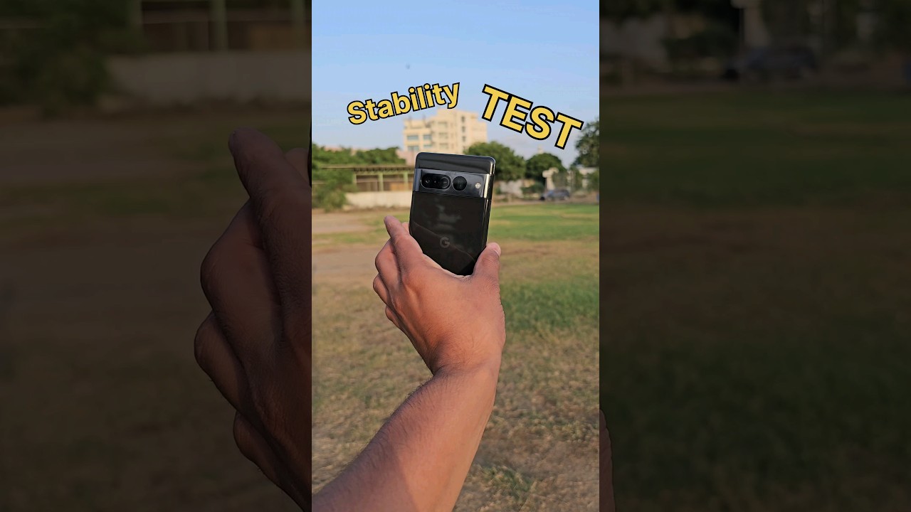 Google Pixel 7 Pro Camera's Video Stability is not the best 😕.