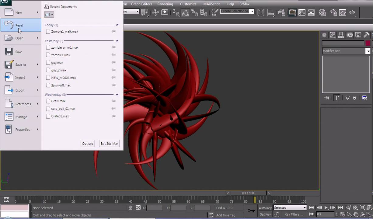 Spikes 3d Render Cinema