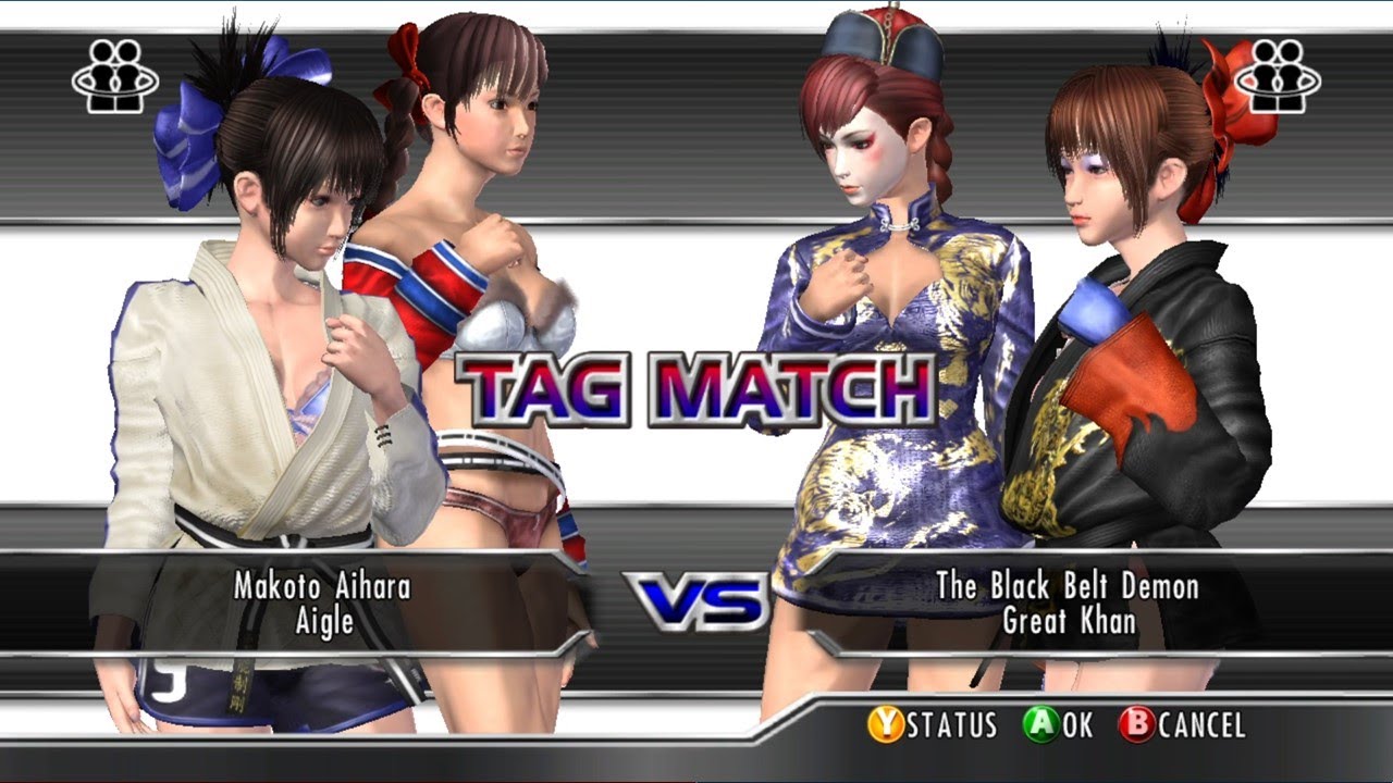 Rumble Rose XX The Great Beautiful Strong Pair vs The Naughty Empire ...