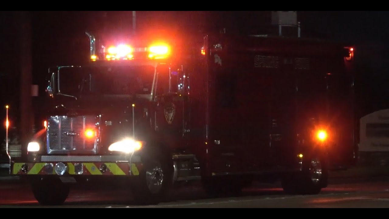 Spring Fire Dept & Mutual Aid (Structure Fire Response) - YouTube