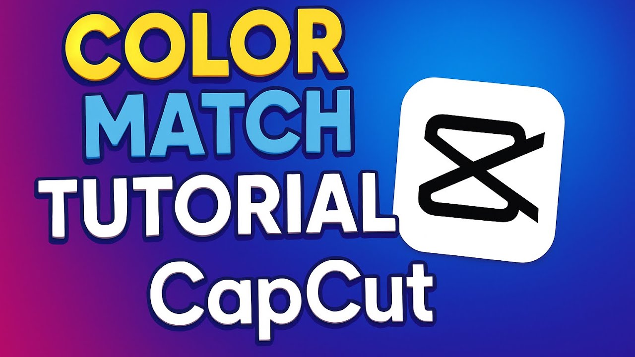 How to use the color match in CapCut - YouTube