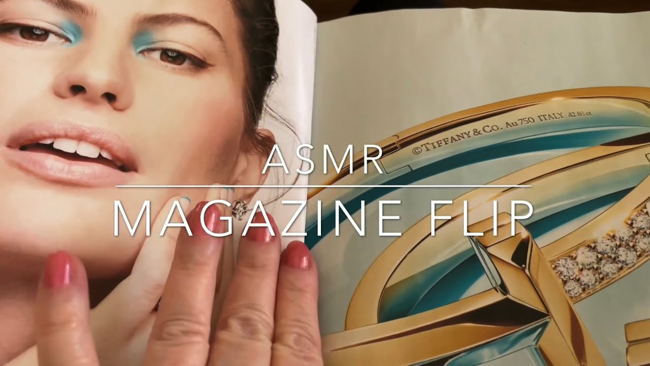 ASMR-Magazine Flip Through 🤍 - YouTube