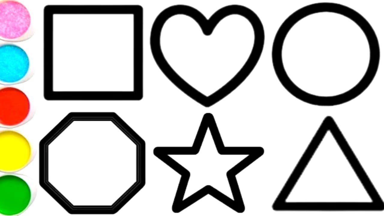 Learn Shapes,Colors,Educational video for kids, shapes Coloring ...