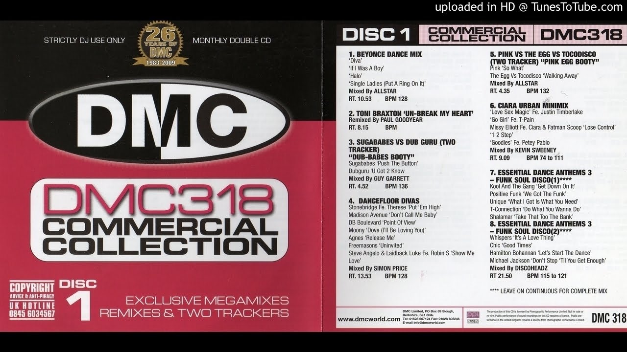 Dancefloor Divas (DMC Mix By Simon Price) DMC Commercial Collection 318 ...