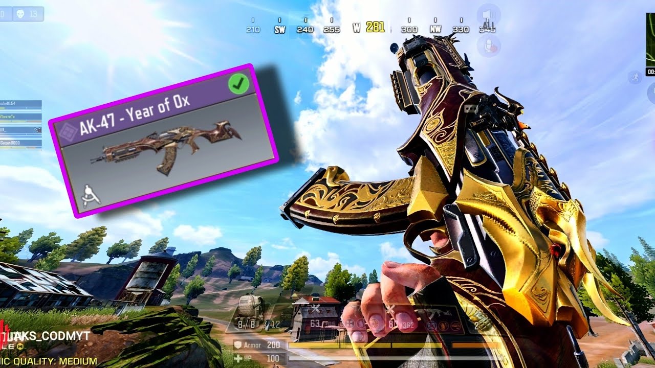 AK-47 - YEAR OF OX GAMEPLAY IN CALL OF DUTY MOBILE - YouTube