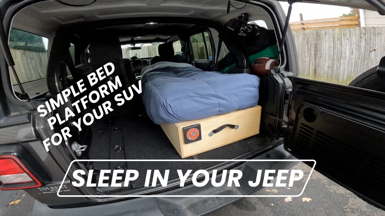 Simple Set Up to Sleep in Your SUV - Van Life & Car Camping - YouTube