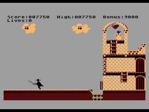 C64 ATARI - Zorro - gameplay - YouTube
