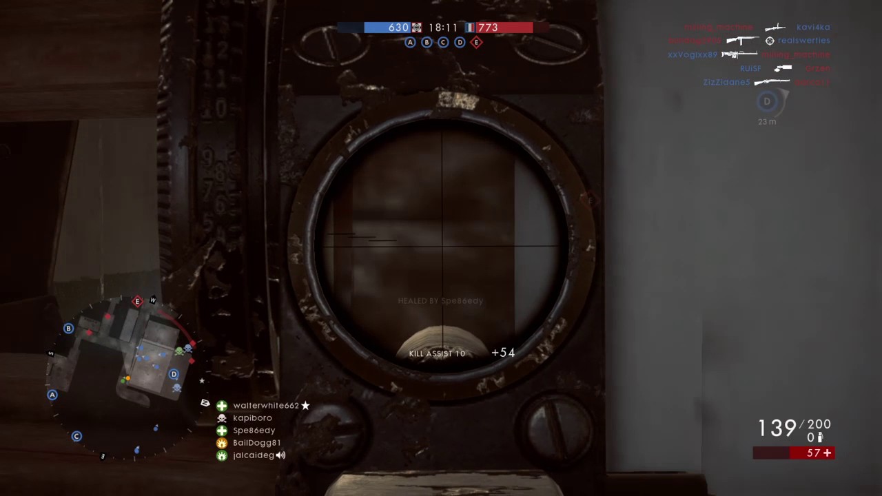 11 Campy Kills with the MG15 -BF1 - YouTube