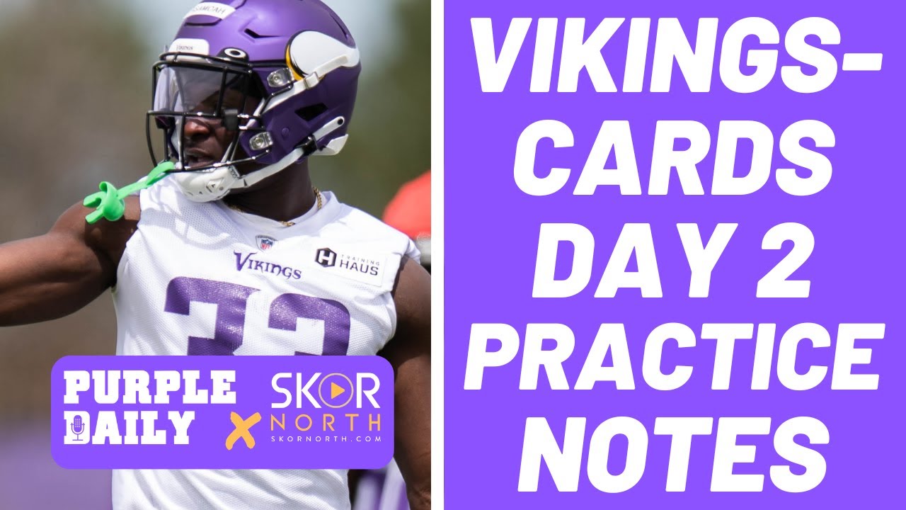 Minnesota Vikings-Arizona Cardinals Day 2 joint practice notes - YouTube