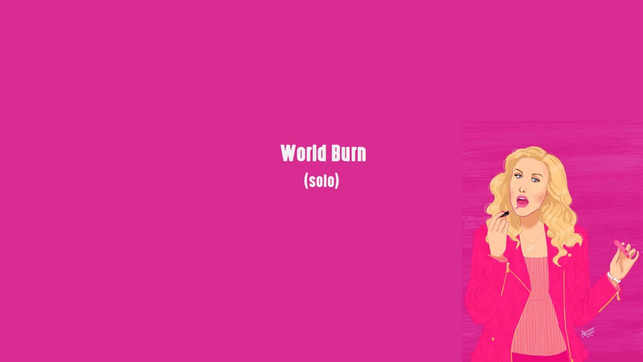 ⌠Backing Track⌡ World Burn - Mean Girls the Musical (solo) - YouTube