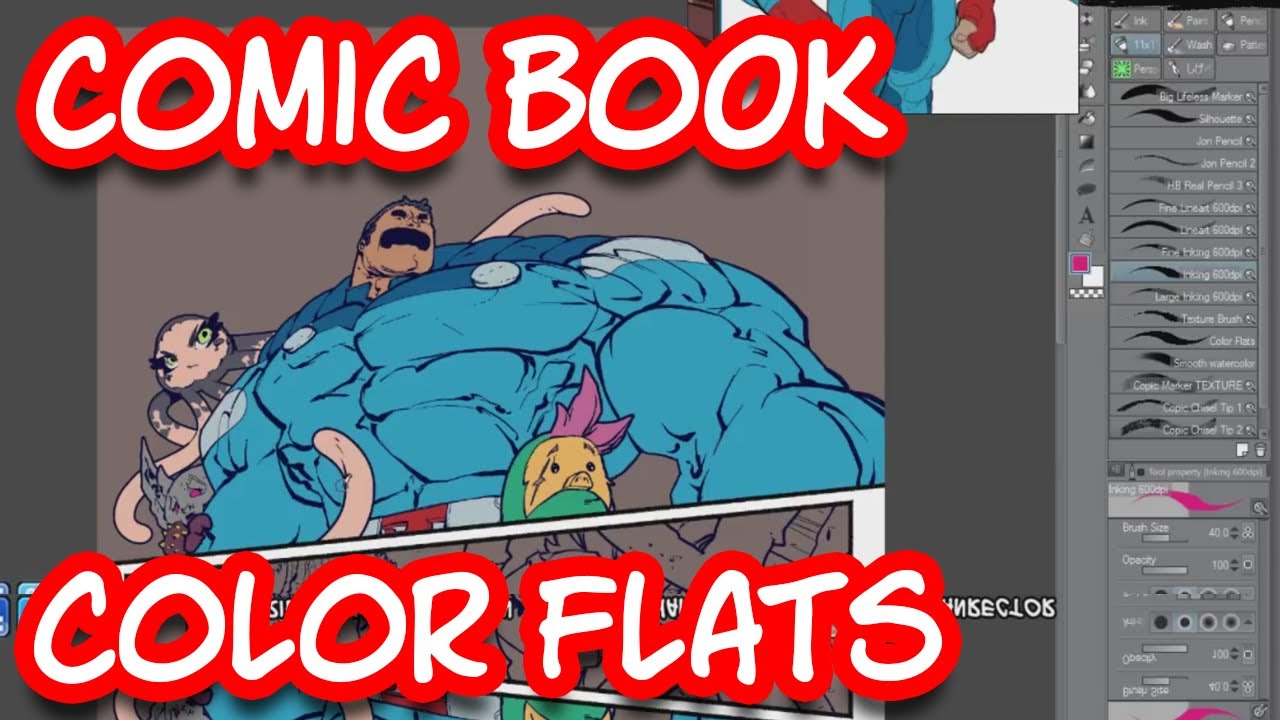 Comic Book Flats (Jesop King) - YouTube