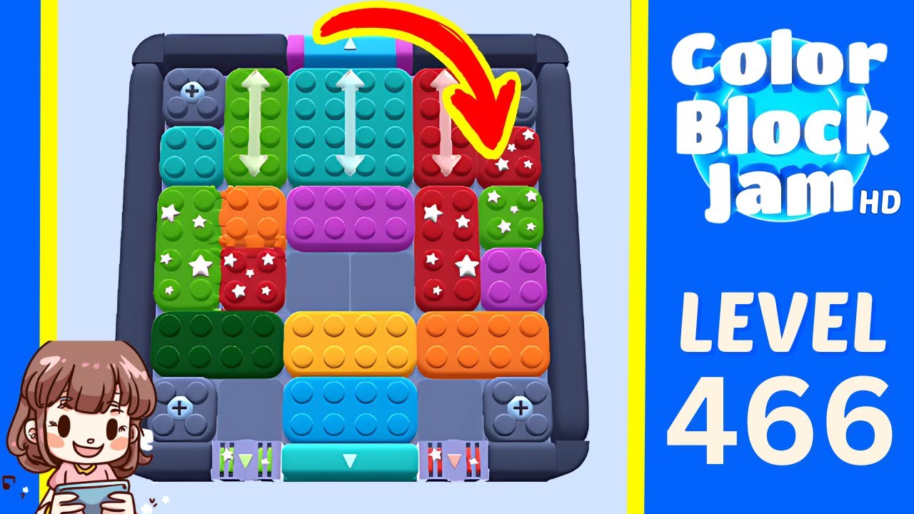 Color Block Jam Level 466 Solution Walkthrough - YouTube