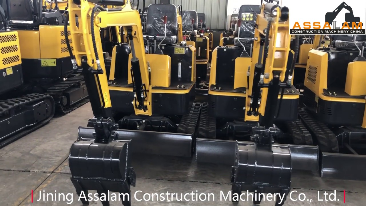 CE Approved 12hp diesel engine 1 ton mini digger excavator made in ...