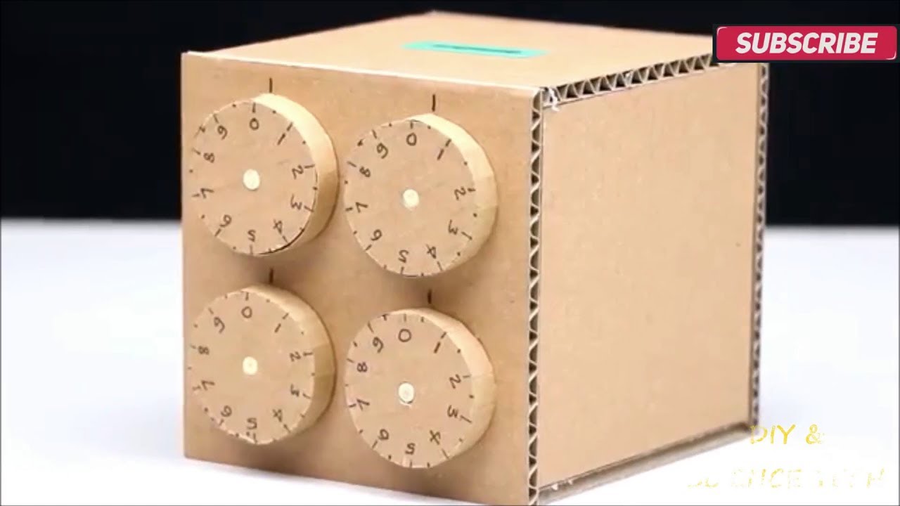 Safe Locker With 4 Digit Password Combination I DIY & Science Tech - YouTube