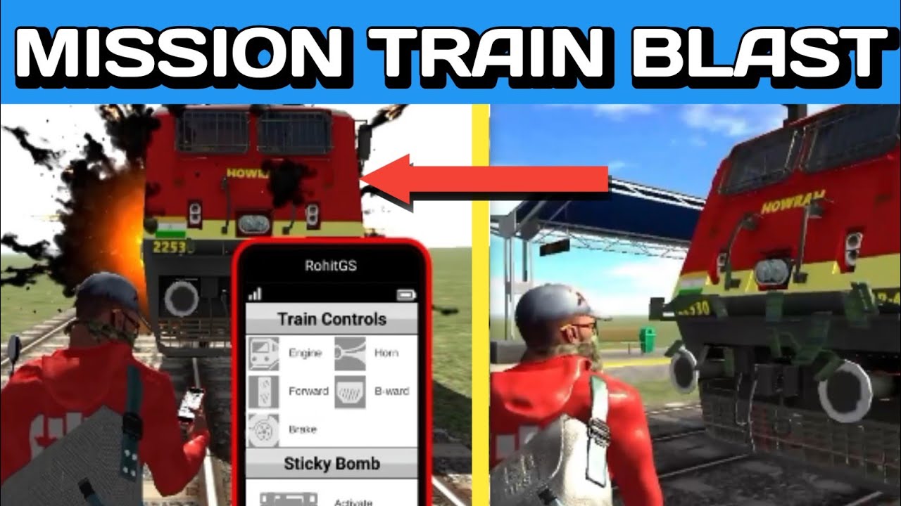 MISSION TRAIN BLAST 💥💣 HOW CAN I DO 🤔 - YouTube