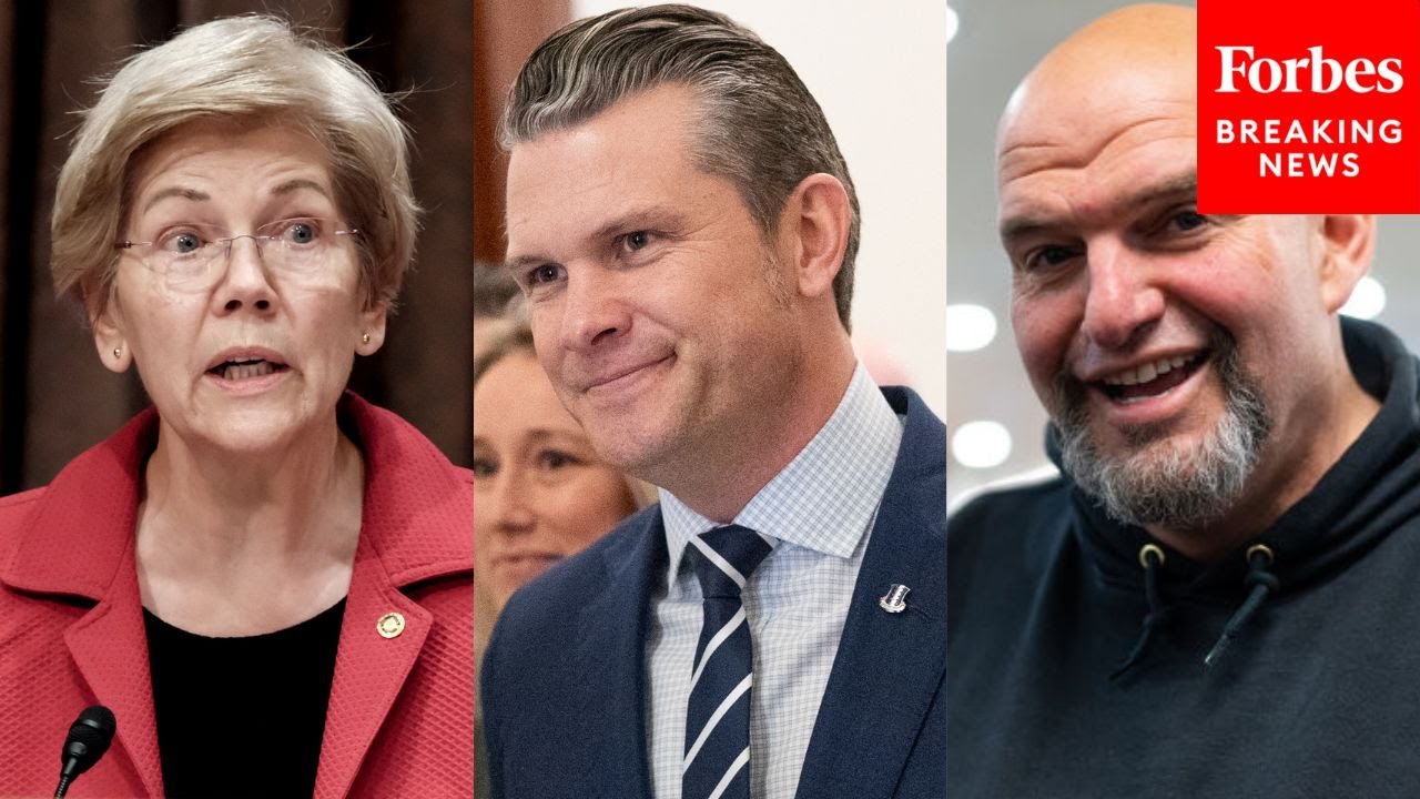 Elizabeth Warren Reacts Tp John Fetterman Meeting With Trump Defense ...